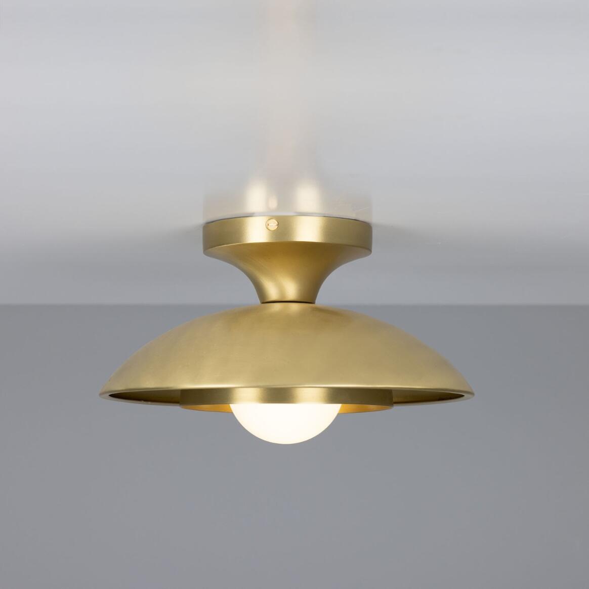 Art Deco Flush Ceiling Lights Art Deco Style 4 Light Semi Flush