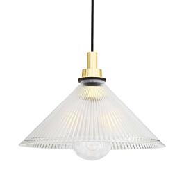 Beck Prismatic Glass Bathroom Pendant Light 30cm IP65 | Mullan Lighting