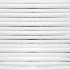 White Fabric Braided Cable, 2 Core Round | Mullan Lighting