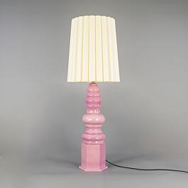 Safi Large Ceramic Table Lamp with Fabric Shade 54.25" IP20 | Mullan ...