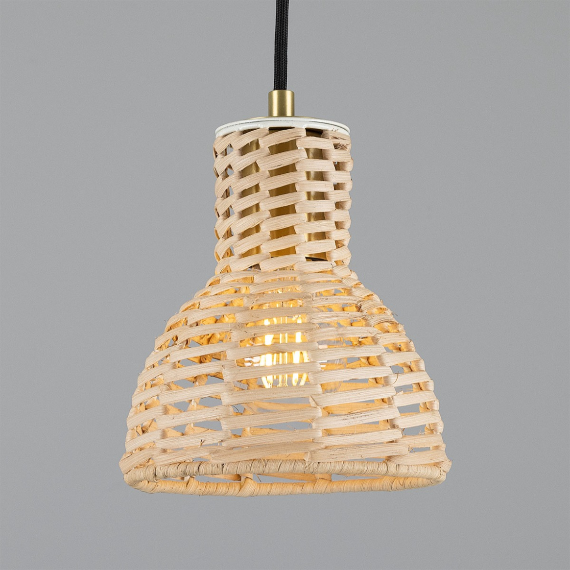 Malta Small Rattan Pendant Light 15cm | Mullan Lighting