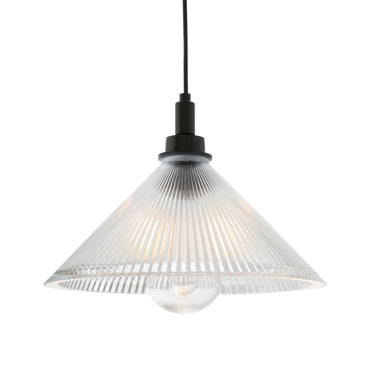 Beck Prismatic Bathroom Pendant Light 30cm IP65 | Mullan Lighting