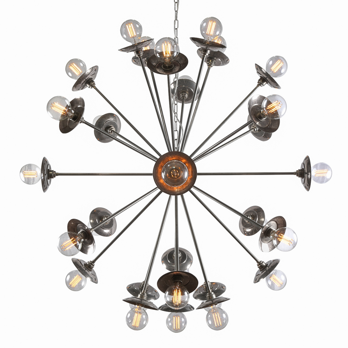 Tokyo Large Brass Sputnik Chandelier, 29-Arm | Mullan Lighting