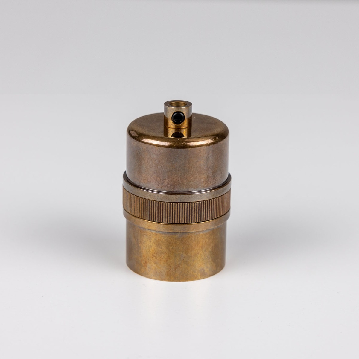 Brass Lamp Holder with Cord Grip E27 | Mullan Lighting