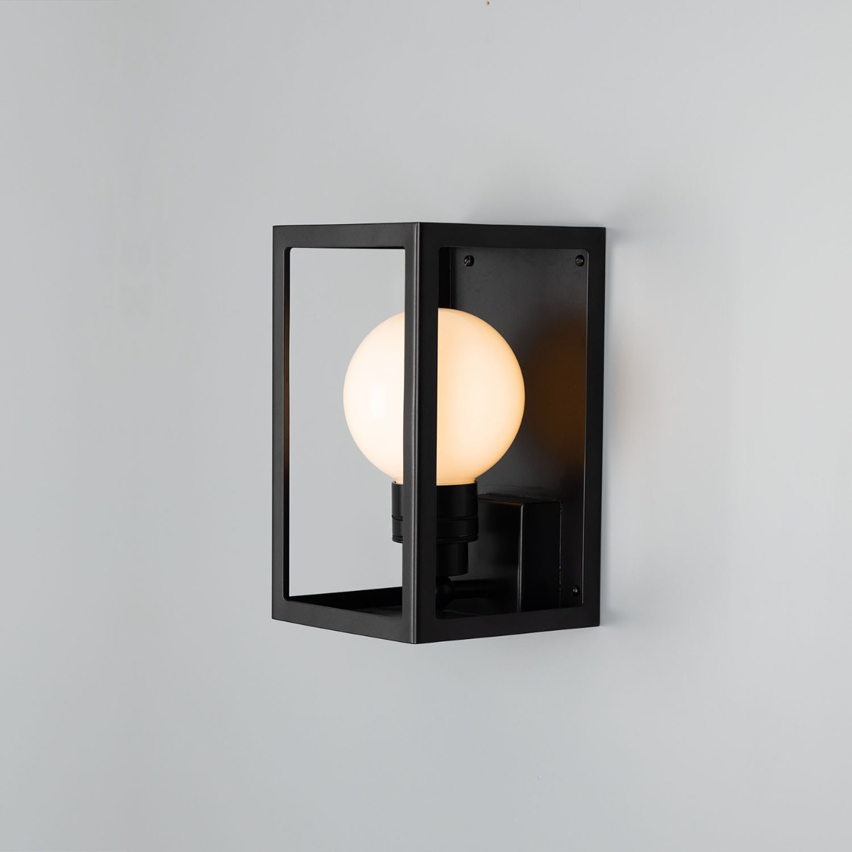 Hamilton Outdoor Box Lantern Wall Light IP65 | Mullan Lighting