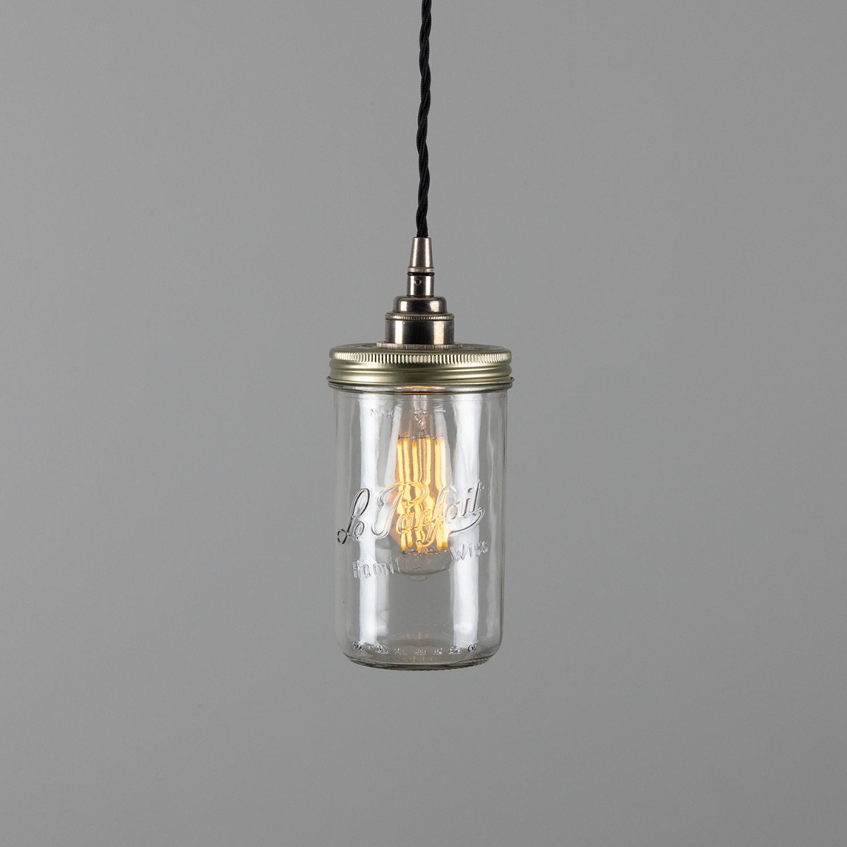 Jam Jar Vintage Retro Pendant Light | Mullan Lighting