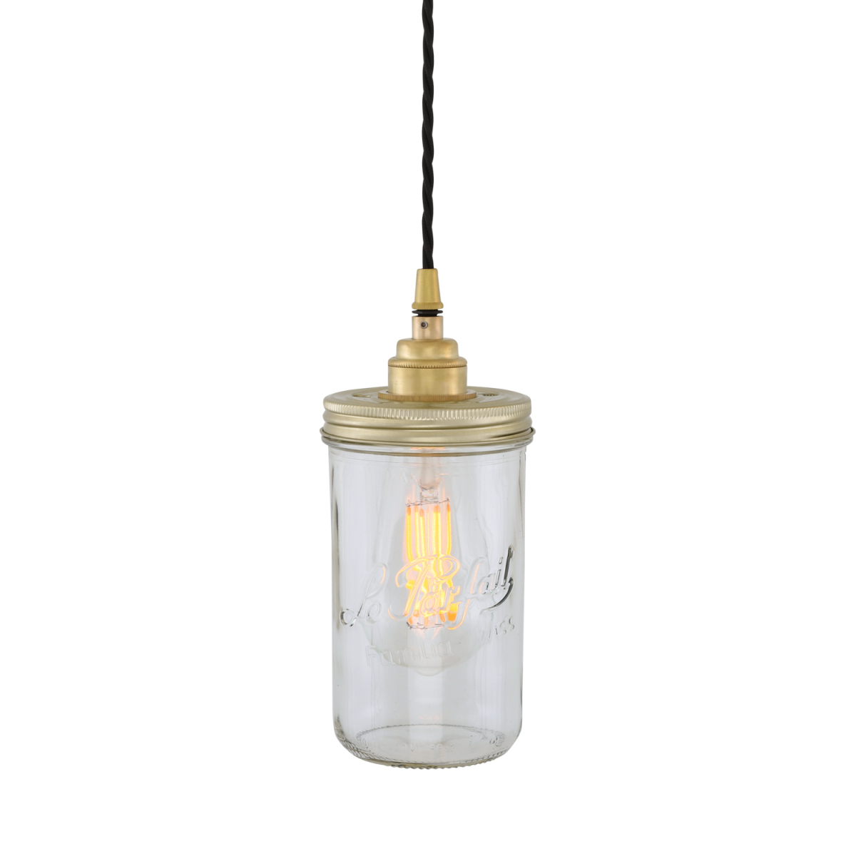Jam Jar Vintage Retro Pendant Light | Mullan Lighting