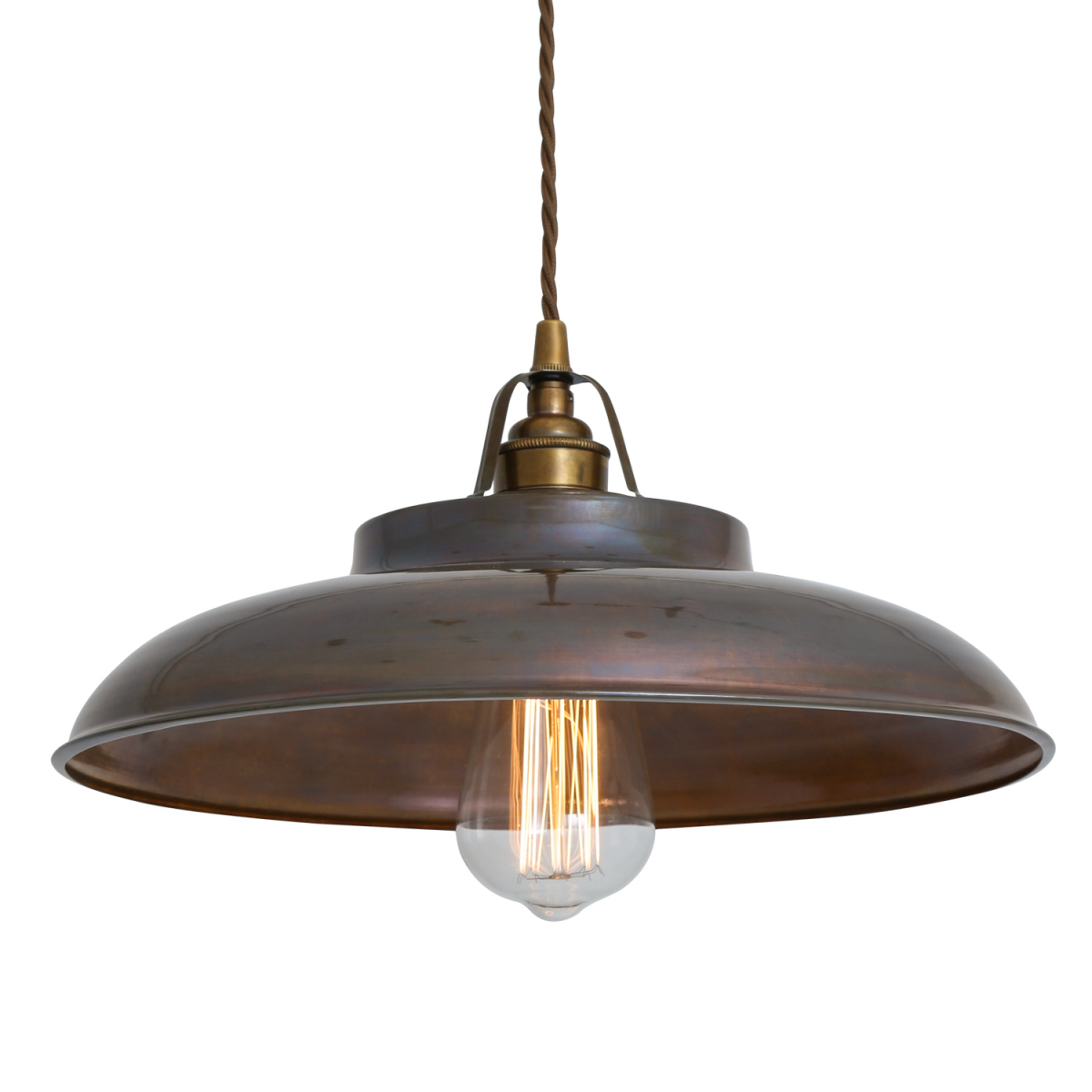 Telal Industrial Factory Pendant Light 32cm | Mullan Lighting