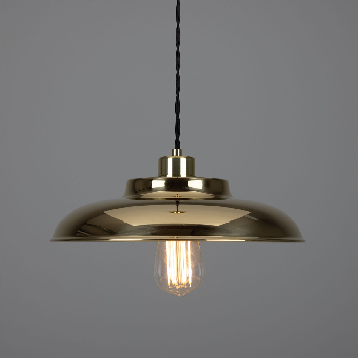 Telal Industrial Factory Pendant Light 32cm | Mullan Lighting