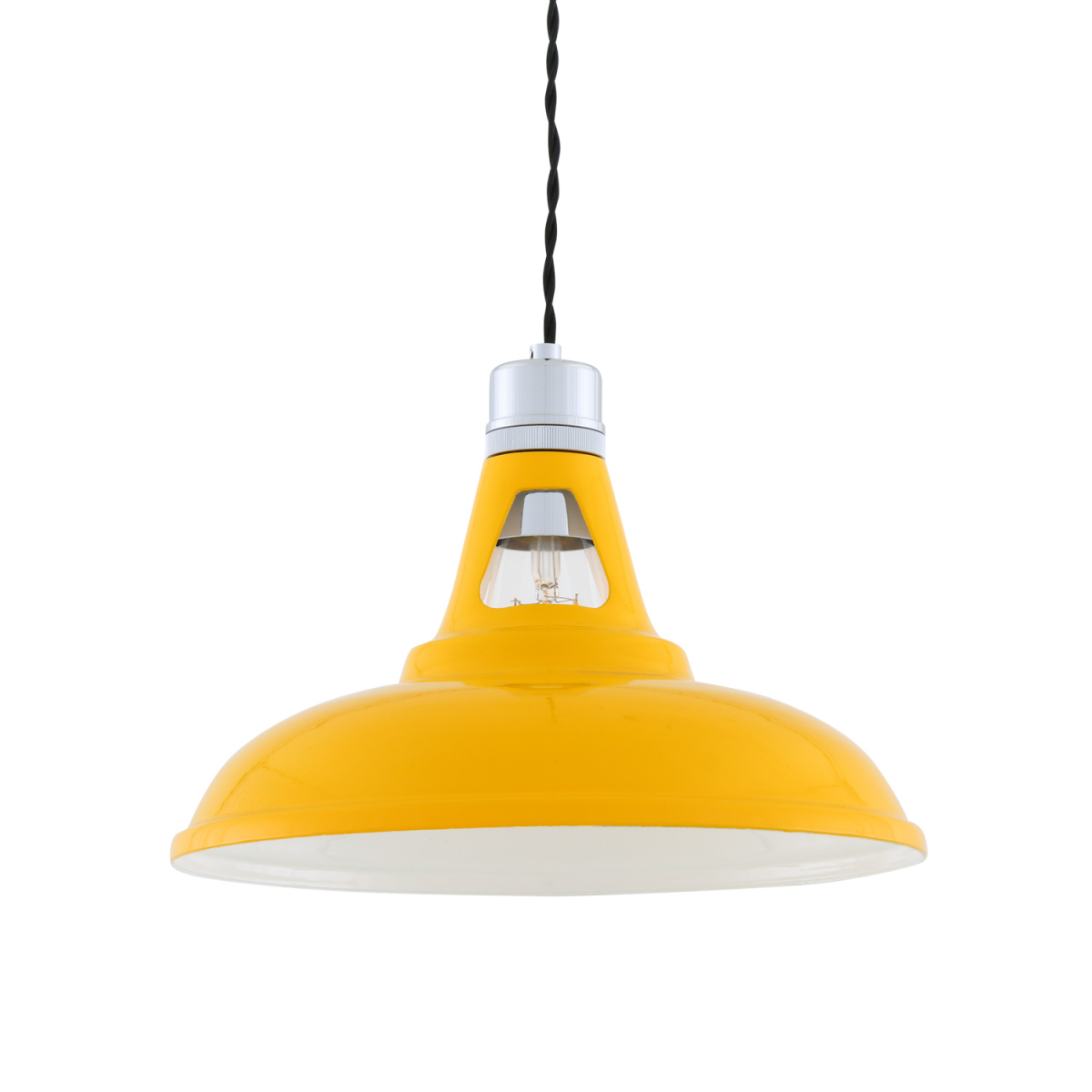 Vienna Industrial Factory Pendant Light 31cm | Mullan Lighting