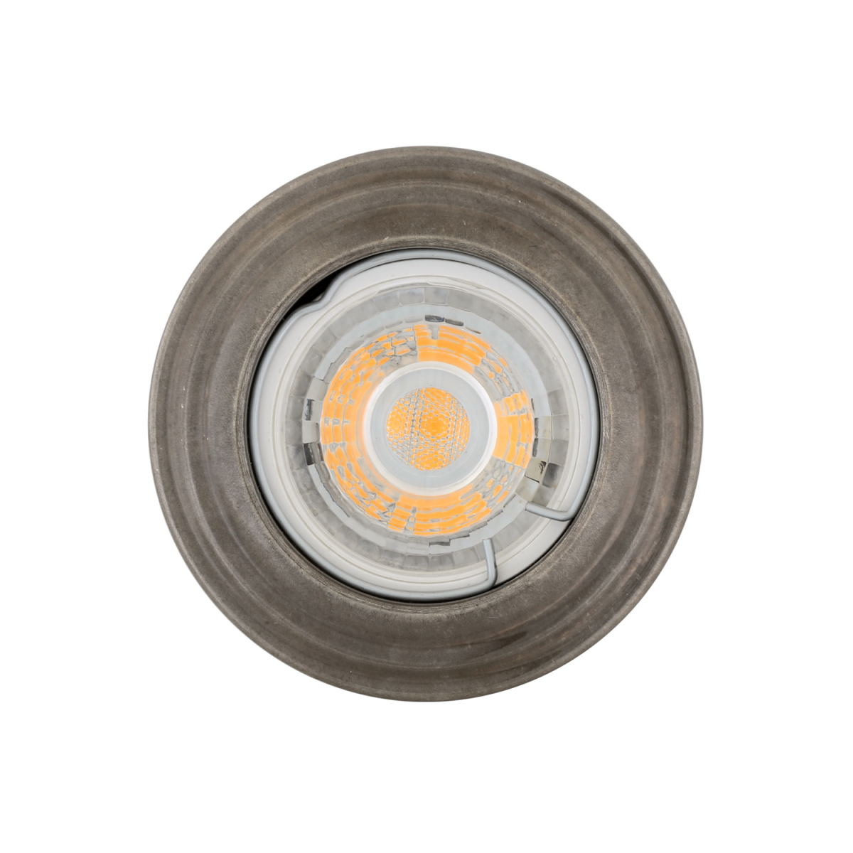 Lefkosia Circular Brass Recessed Spotlight 8cm | Mullan Lighting