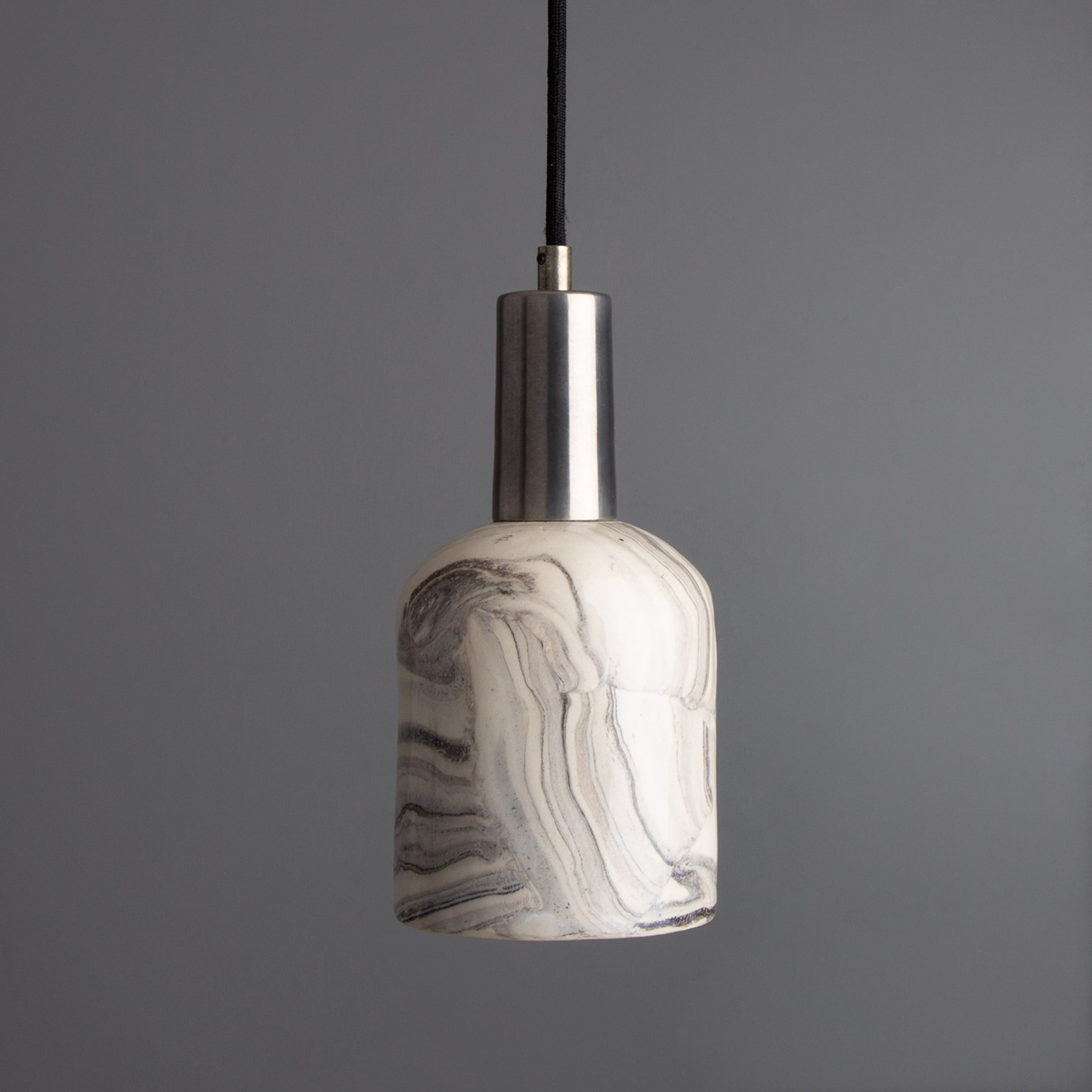Osier Marbled Ceramic Pendant Light 11.5cm | Mullan Lighting