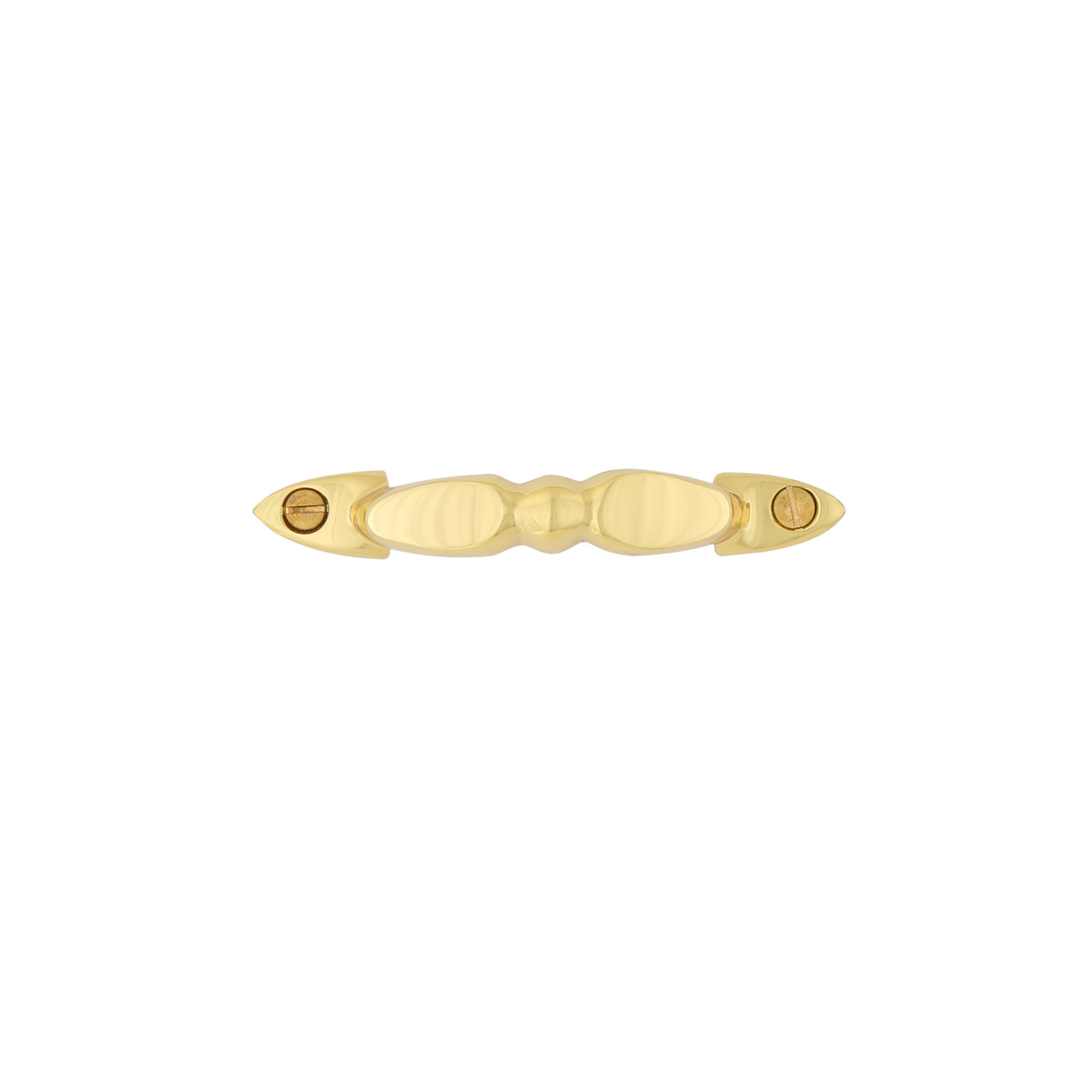 Rush Brass Pull Handle Small 80mm | Mullan Lighting