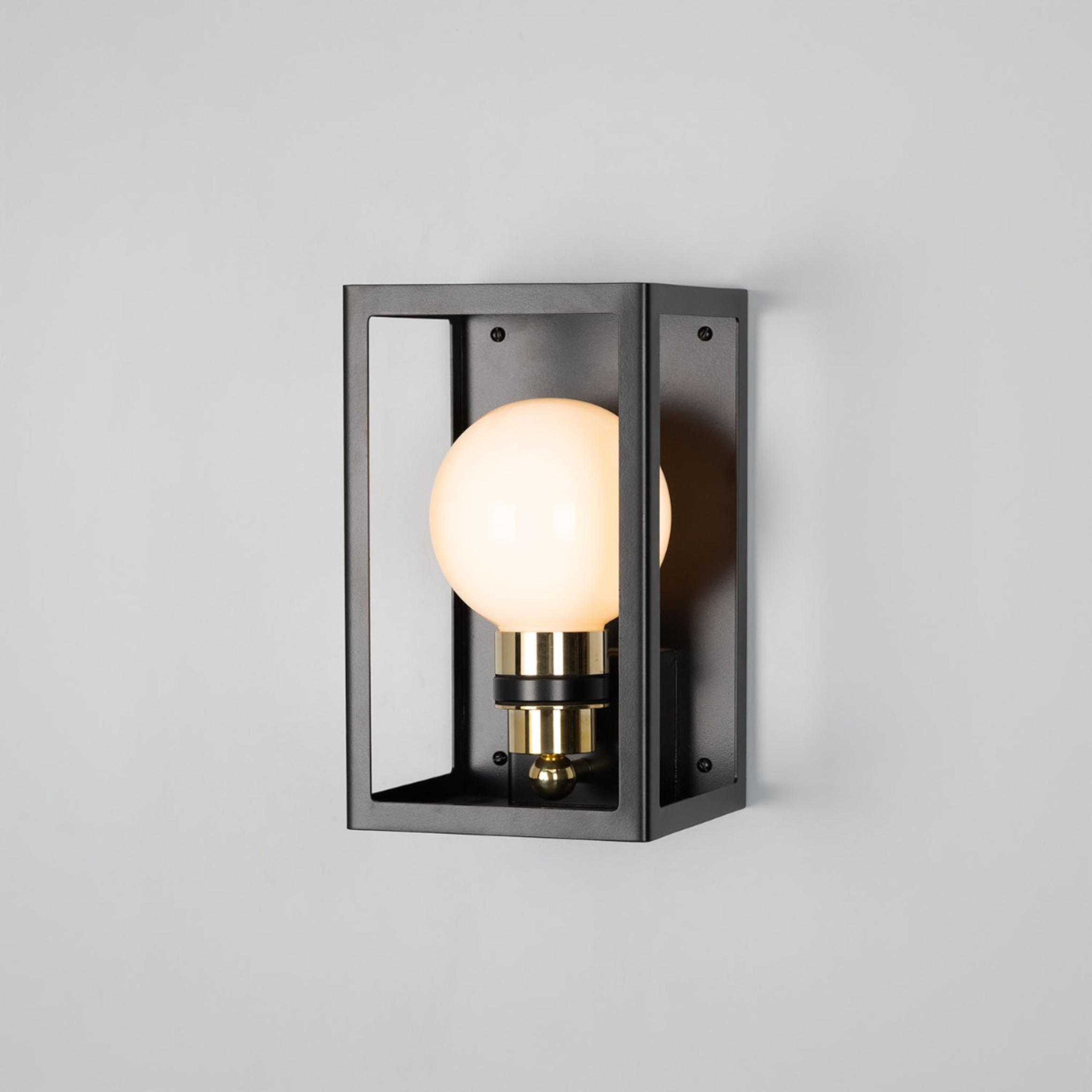 Hamilton Outdoor Box Lantern Wall Light IP65 | Mullan Lighting