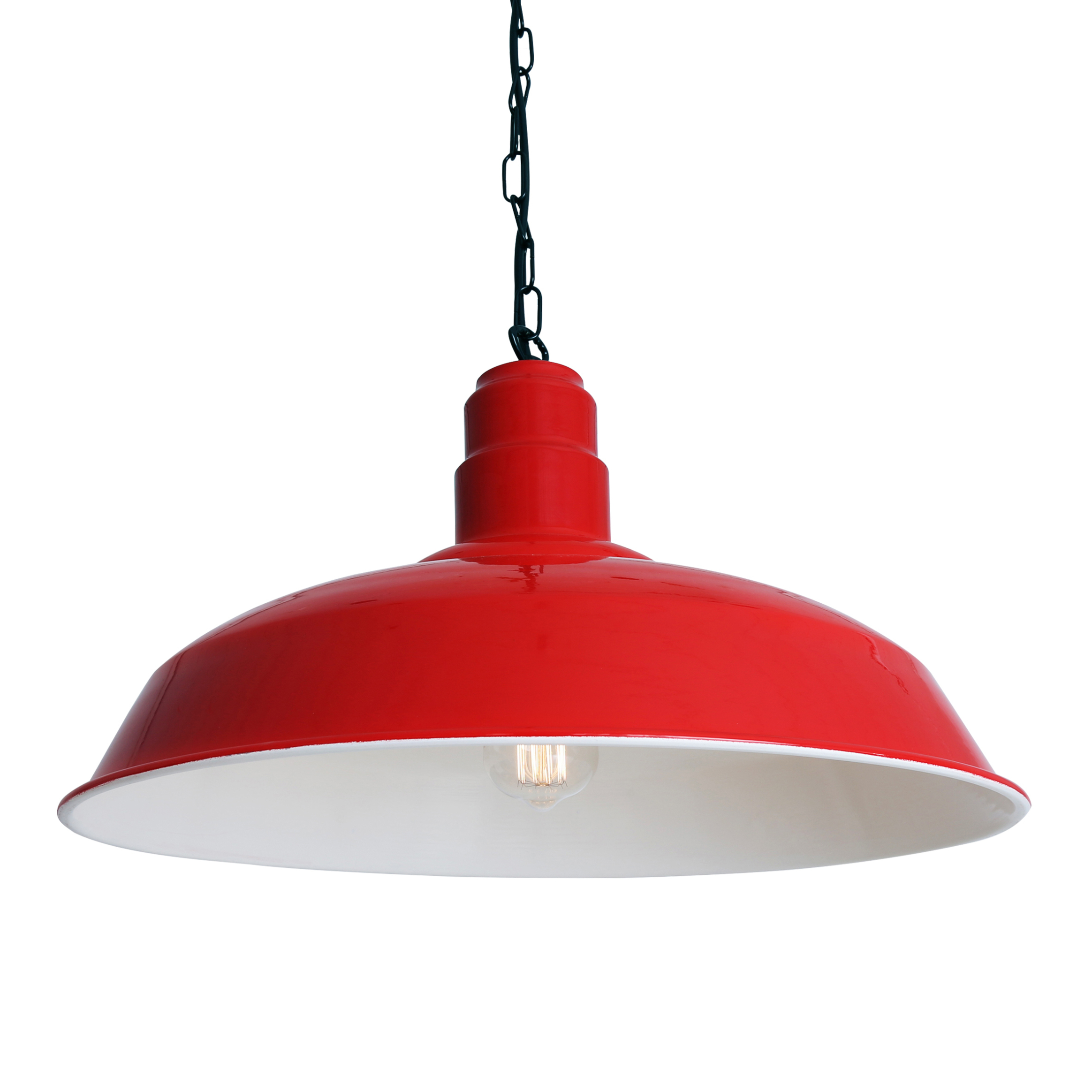 Wyse Industrial Factory Pendant Light 50cm | Mullan Lighting