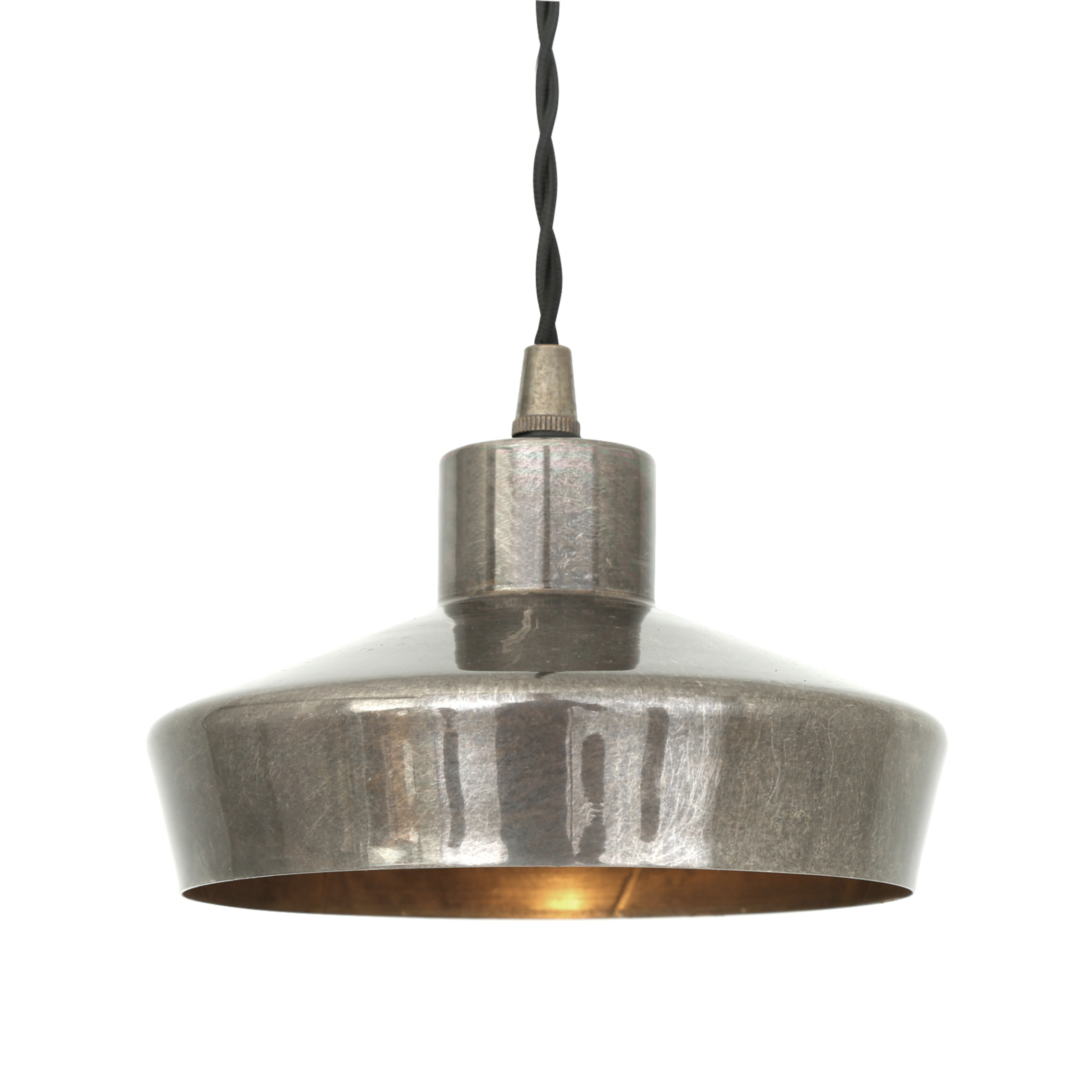 Splendor Small Modern Brass Pendant Light 16cm | Mullan Lighting