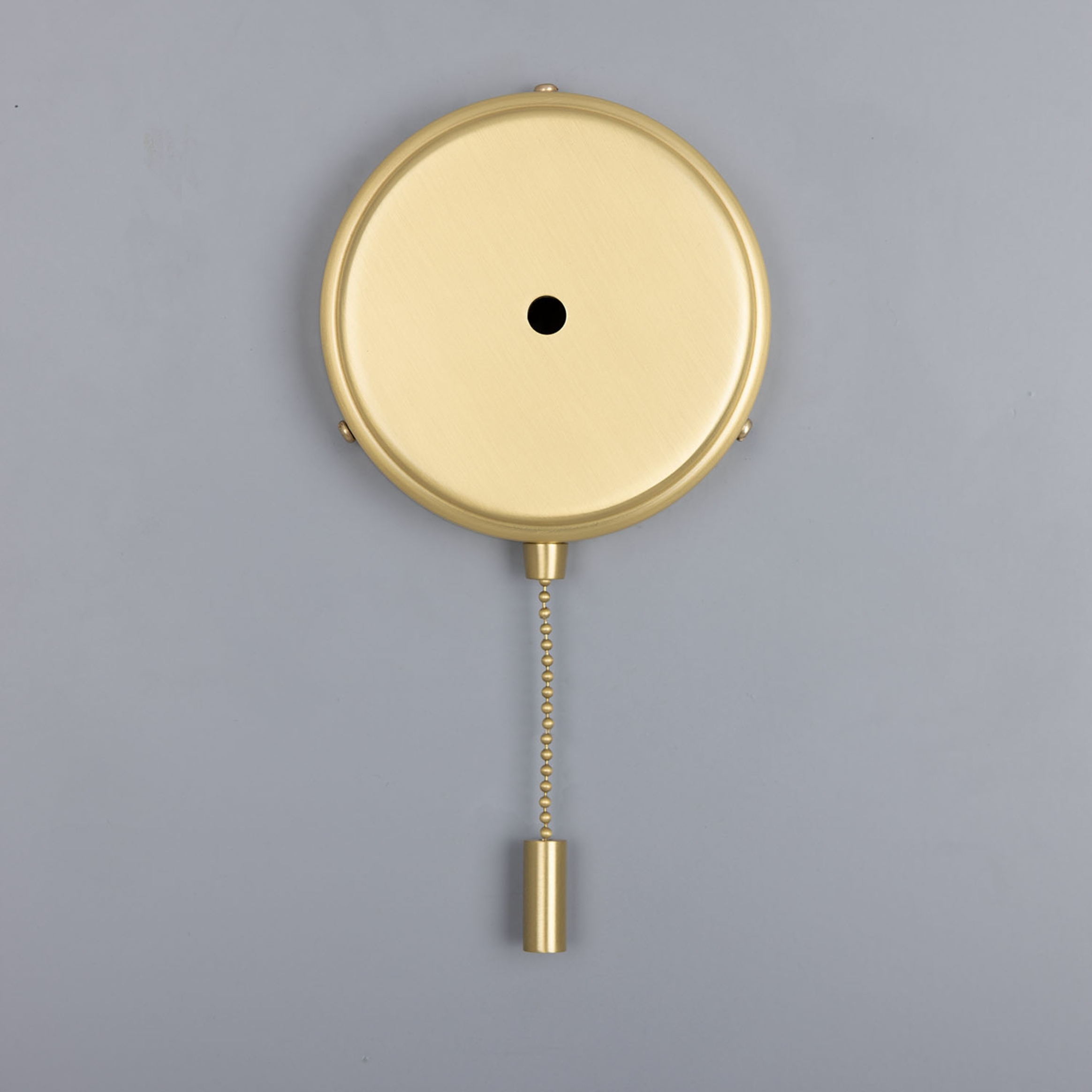 Pressed Brass Wall Bracket with Pull Switch 4.7" | Mullan Lighting