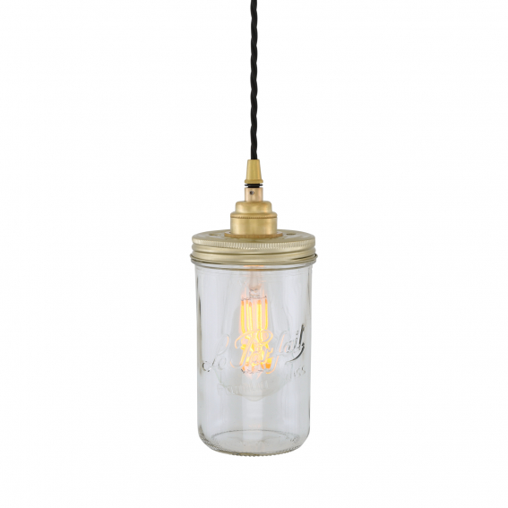 Jam Jar Vintage Retro Pendant Light | Mullan Lighting
