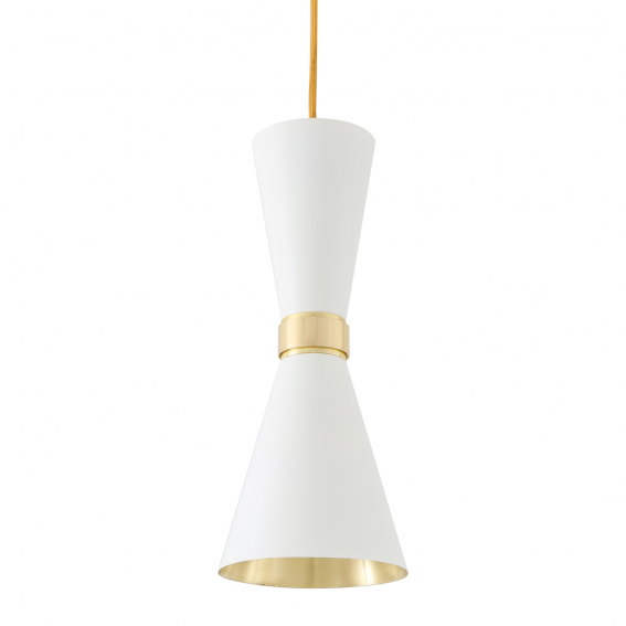 Cairo Mid-Century Brass Pendant Light | Mullan Lighting