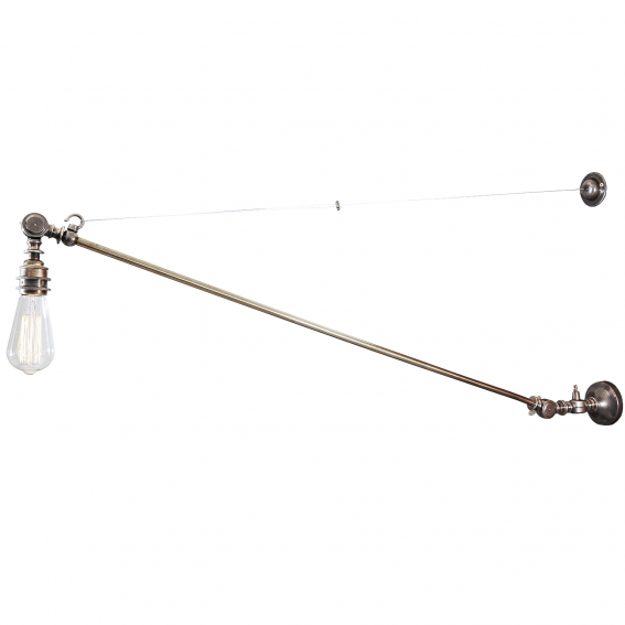 Manick Industrial Swing Arm Adjustable Wall Light | Mullan Lighting