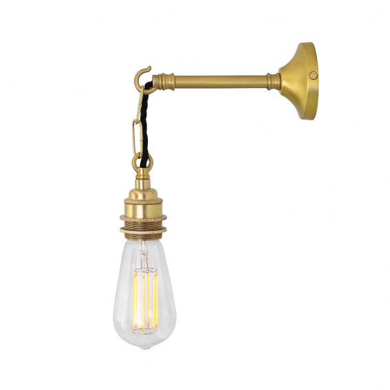 Prei Industrial Vintage Bare Bulb Wall Light | Mullan Lighting