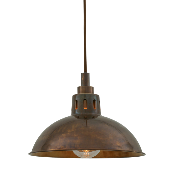 Talise Brass Bathroom Pendant Light 30cm IP65 | Mullan Lighting