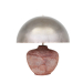 Lawson Ceramic Table Lamp with Brass Shade, Red Iron | Mullan Lighting