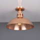 Berlin Vintage Copper Flush Ceiling Light 30cm | Mullan Lighting