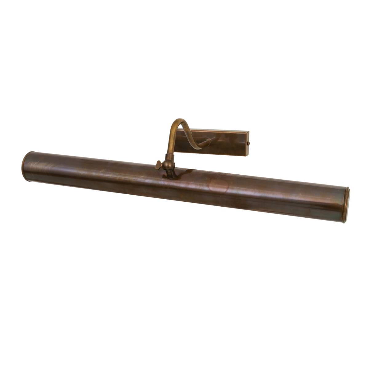 Dublin Rounded Brass Picture Light 20" | Mullan Lighting