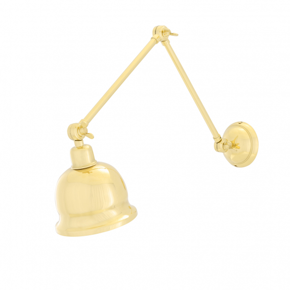 Dale Vintage Adjustable Brass Picture Light | Mullan Lighting