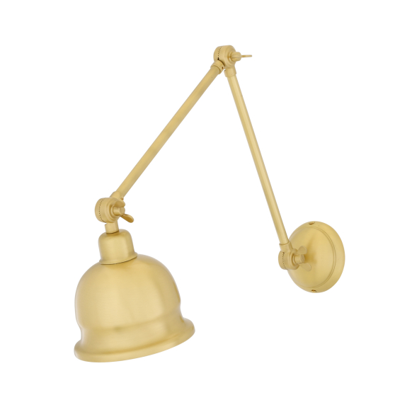 Dale Vintage Adjustable Brass Picture Light | Mullan Lighting